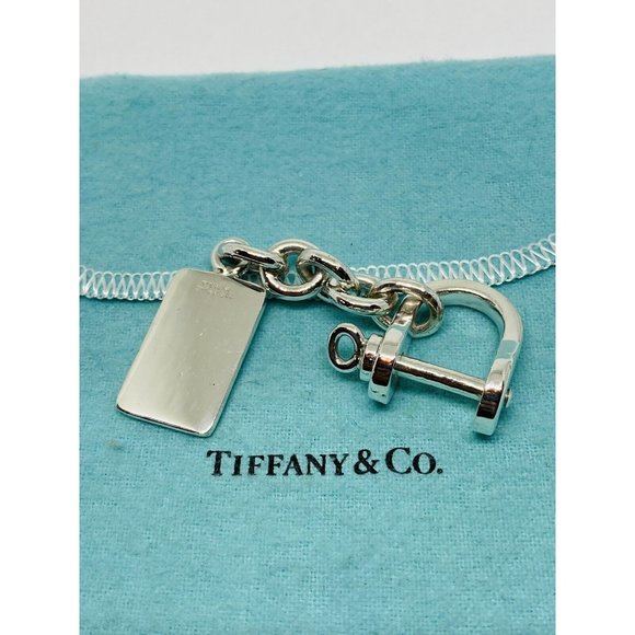 Tiffany & Co. | Accessories | Tiffany Co Vintage Shackle And Id Tag Key ...